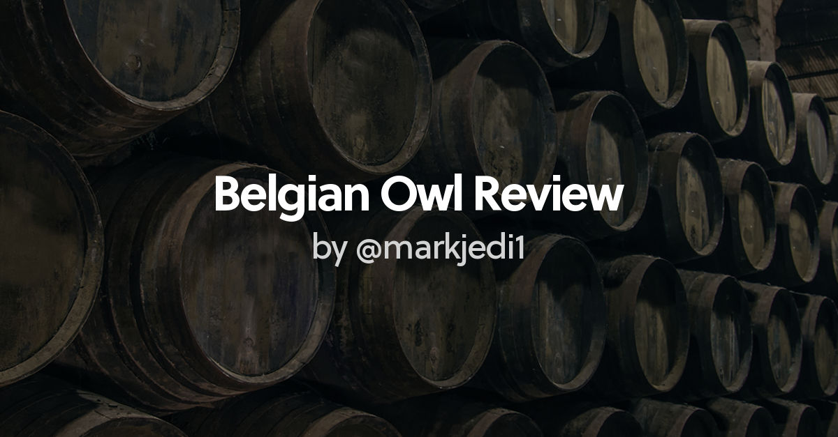 Review of Belgian Owl Spirit Drink by @markjedi1 - Whisky Connosr