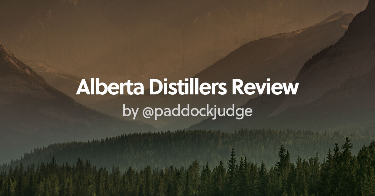 Review of Alberta Distillers Alberta Premium 20 YO Rye by @paddockjudge ...
