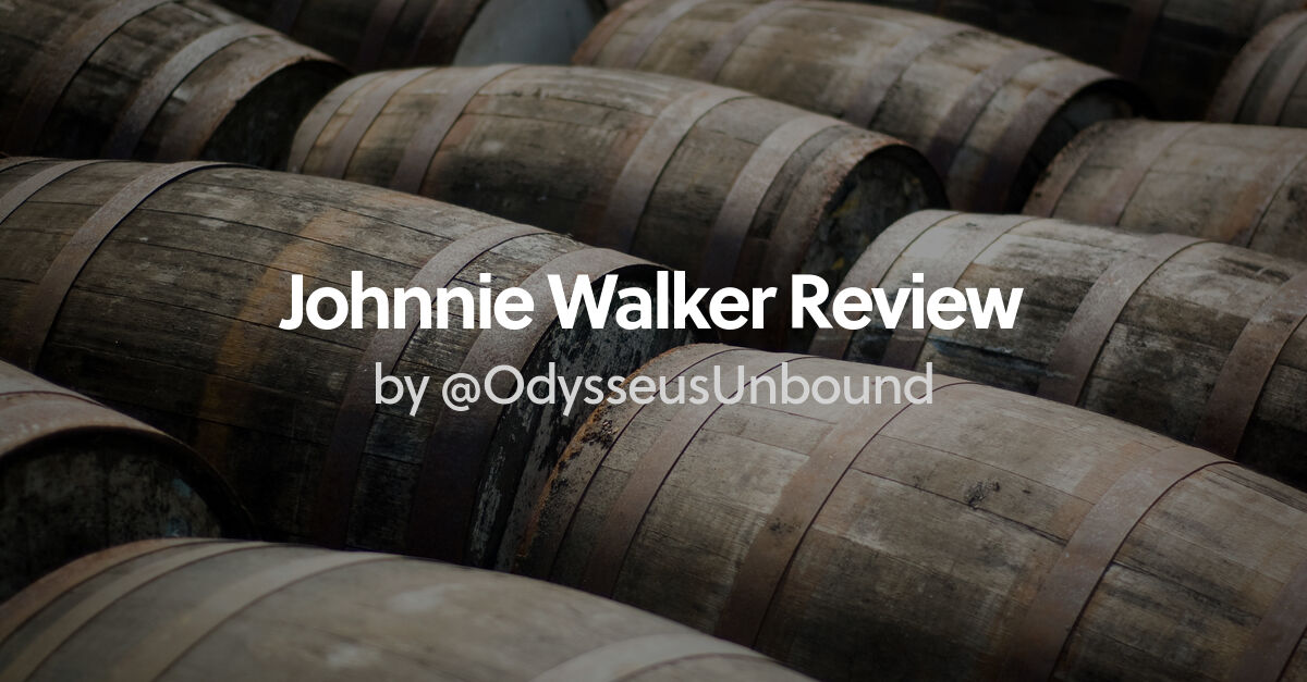 Review Of Johnnie Walker Black Label 12 Year Sherry Finish By